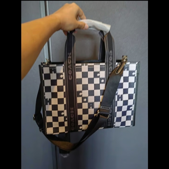 Coach | Bags | Coach Smith Tote Bag With Checkerboard Print | Poshmark